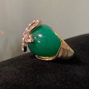Kenneth Jay Lane | Jewelry | Kenneth Jay Lane Faux Jade Rhinestone ...